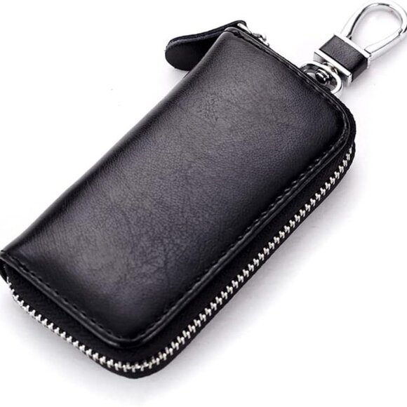 Accessories | Genuine Leather Key Holder Bag With 2 Card Slot 6 Hooks 1 ...